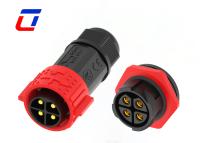 China High Current 50A M25 4 Pin Male To Female Connector PA66 Plastic Circular Connectors for sale