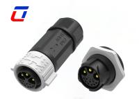 China 20A M25 Industrial Plug And Socket Push Locking 3+9 Pin Power Data Connector for sale