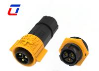 China High Current 20A 3 Pin Waterproof Panel Connector M19 ODM IP67 PA66 Power Connector for sale