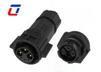 China 20A M19 3+3Pin Waterproof Plug And Socket Push Locking Multi Pin Male Female Connector for sale
