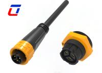 China M16 10A Cable Connector 3 Pin 300V Waterproof Landscape Lighting Connectors for sale