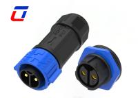 China Male Female M25 2 Pin 50A  Circular Connectors ODM Push Lock IP67 Connectors Waterproof for sale