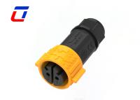 China 2 Pin 50A M25 Watertight Electrical Connectors Plastic PA66 Circular Plug Socket Connectors for sale