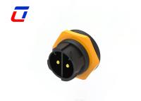 China 2 Pin 50A M25 Watertight Electrical Connectors Plastic PA66 Circular Plug Socket Connectors for sale