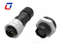 China 2+4Pin M16 IP67 Solder Wire To Board Connectors Multi Pin Connectors Waterproof 300V for sale