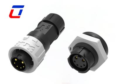 China 2+4Pin M16 IP67 Solder Wire To Board Connectors Multi Pin Connectors Waterproof 300V for sale