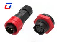 China 2+4Pin M16 IP67 Solder Wire To Board Connectors Multi Pin Connectors Waterproof 300V for sale