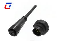 China 5A M16 8 Pin Low Voltage LED Connectors IP67 Quick Lock Plug Socket For Data for sale