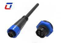 China 10A 300V 2 pole cable connector M16 quick lock waterproof Outdoor Electronics connector for sale