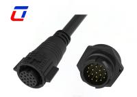 China M19 300V 5A Waterproof Landscape Lighting Connectors Push Lock ODM 18 Pin Data Connector for sale