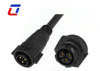 China 20A 3 Pin Waterproof Automotive Connector 300V M19 Wire DC Power Connector for sale