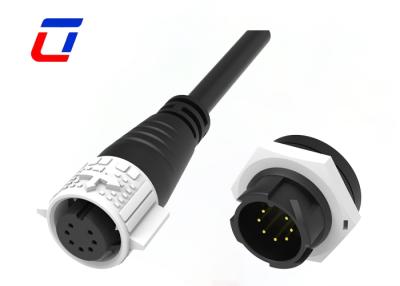 China High-Temperature Resistant Plastic 300V Waterproof Molded Wire Connectors Data Connector M19 for sale