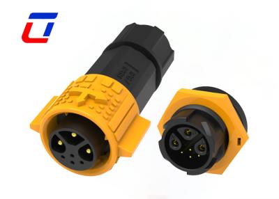 China 20A Industrial Obtain UL certification Circular Connector 3+4Pin Waterproof M19 Connector for sale