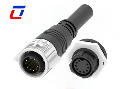 China 9Pin 60V Circular Push Pull Connectors M19 Low Voltage Connector For Industrial Sensors for sale