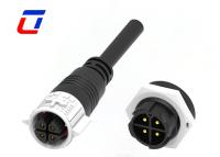 China M19 15A 4 Pin DC Power Connector Plastic PA66 Waterproof Wire To Board Quick Connector for sale