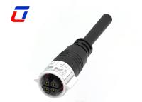 China M19 15A 4 Pin DC Power Connector Plastic PA66 Waterproof Wire To Board Quick Connector for sale