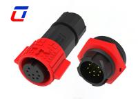 China M19 8 Pin Waterproof Data Connector ODM Wire To Board 300V For LED Lighting Control for sale