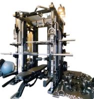 China Steel Tube Q235 Commercial All-in-One Functional Trainer Multi-Function Smith Machine for sale