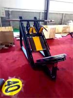 China Commercial Steel 45 Degree Hack Squat Gym Training Machines Pin Loaded Body Building for sale