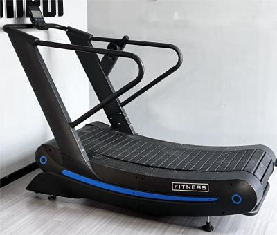 China Q235 Commercial Gym Equipment Non Motorized Air Runner Manual Treadmill Curve 165kg for sale