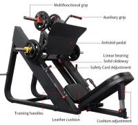 China Commercial Fitness Gym Equipment Adjustable Plate Loaded 45 Degree Leg Press Machine for sale