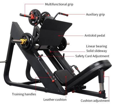 China Leg Press Gym Equipment Medium Loader Steel for Indoor Fitness Body Building Exercise for sale