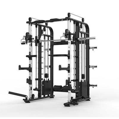 China Gym Center All in One Indoor Multi-Functional Commercial Steel Smith Machine Weight Stacks for sale