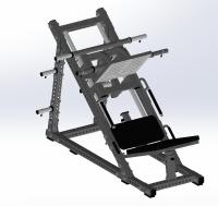 China Design Home Commerical Exercise Strength Training Dual Function Leg Press Hack Squat for sale