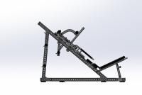 China Design Home Commerical Exercise Strength Training Dual Function Leg Press Hack Squat for sale