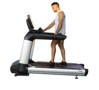 China Tube Steel Q235 Commercial Fitness Treadmill for Cardio Training and Body Building for sale