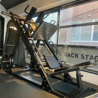 China Adjustable Dual Function Leg Press Plate Loaded Hack Squat Machine for Commercial Gym for sale