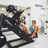 China Workout Training Leg Press Machine Medium Loader Strength Gym Equipment 1620*2110*1350 for sale
