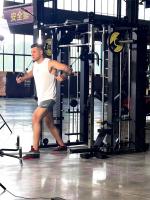 China 3*80KG Weight Stack Commercial All-in-One Smith Machine Comprehensive Fitness Equipment for sale