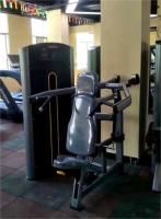 China Home Indoor Medium Loader Steel Pin Loaded Machines-Seated Shoulder Press Bench Type for sale