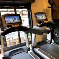 China Fitness Center/GYM ABS Plastic Wood Handheld Heart Rate Test Treadmill 42-44cm Width for sale
