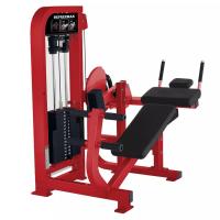 China Gym Equipment Abdominal Crunch Machine with Pin Load Selection and Steel Frame Design for sale