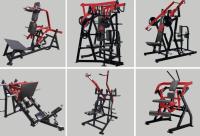 China 2 in 1 Seated Iso-Lateral Chest/Back Plate Loaded Gym Equipment for Steel Construction for sale