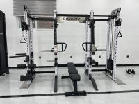 China Multi-Function Smith and Squat Rack for Gym Exercise with Adjustable Weight Selection for sale