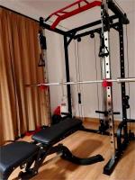 China Weight Bench Rowing Leg Press Multi Function Smith Machine for Luxury Fitness Center for sale