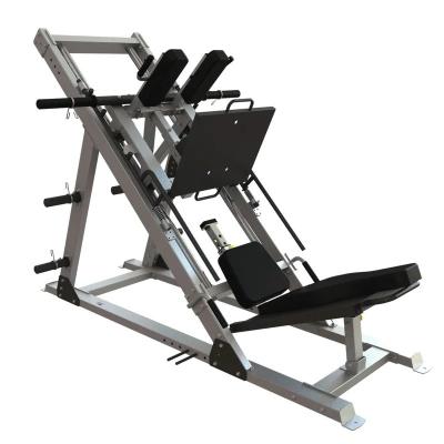 China Commercial Gym Equipment Steel Leg Press Hack Squat 2 in 1 Dual Function Plate Loaded for sale