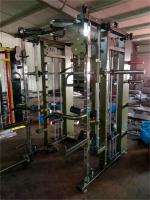 China Home Gym Power Cage Squat Rack with Multi Functional Smith Machine and Weightlifting for sale
