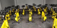 China Freeman Fitness Equipment Commercial Spinning Exercise Bike in 1160*595*1220mm Size for sale