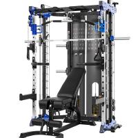 China Sports Workout Home Gym Equipment Power Squat Rack Shoulder Chest Leg Press Smith Machine Multi Functional for sale
