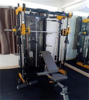 China Sports Workout Home Gym Equipment Power Squat Rack Shoulder Chest Leg Press Smith Machine Multi Functional for sale