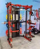 China Sports Workout Home Gym Equipment Power Squat Rack Shoulder Chest Leg Press Smith Machine Multi Functional for sale