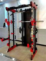China Sports Workout Home Gym Equipment Power Squat Rack Shoulder Chest Leg Press Smith Machine Multi Functional for sale