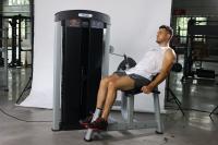 China Commercial Gym Equipment Pin Loaded Abdominal Trainer with Adjustable Back Extension for sale