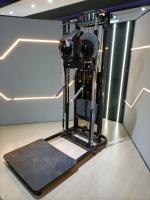 China Medium Loader Standing Gym Fitness Machine with Pin Load Selection 1400*760*1960 mm for sale