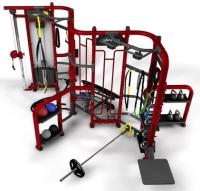 China Eight-Door Comprehensive Trainer for Glute Machine Fitness Equipment Gym Exercise for sale