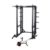 China Men Gym Equipment Strength Training Weight Lifting Cables Machine Multifunction Squat Rack 2020*1660*2310mm for sale